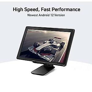 Tablet 10 inch Android Tablets Computer 64GB 512GB Expand, Android 12 Tablet with 10.1 inch IPS Screen, WiFi Tablet 10+ inch with Dual Camera Bluetooth Google Metal Case