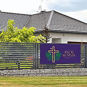 Palm Sunday 2023 Yard Banner Backdrop Party Photography Background Birthday Backdrops Decor Medium