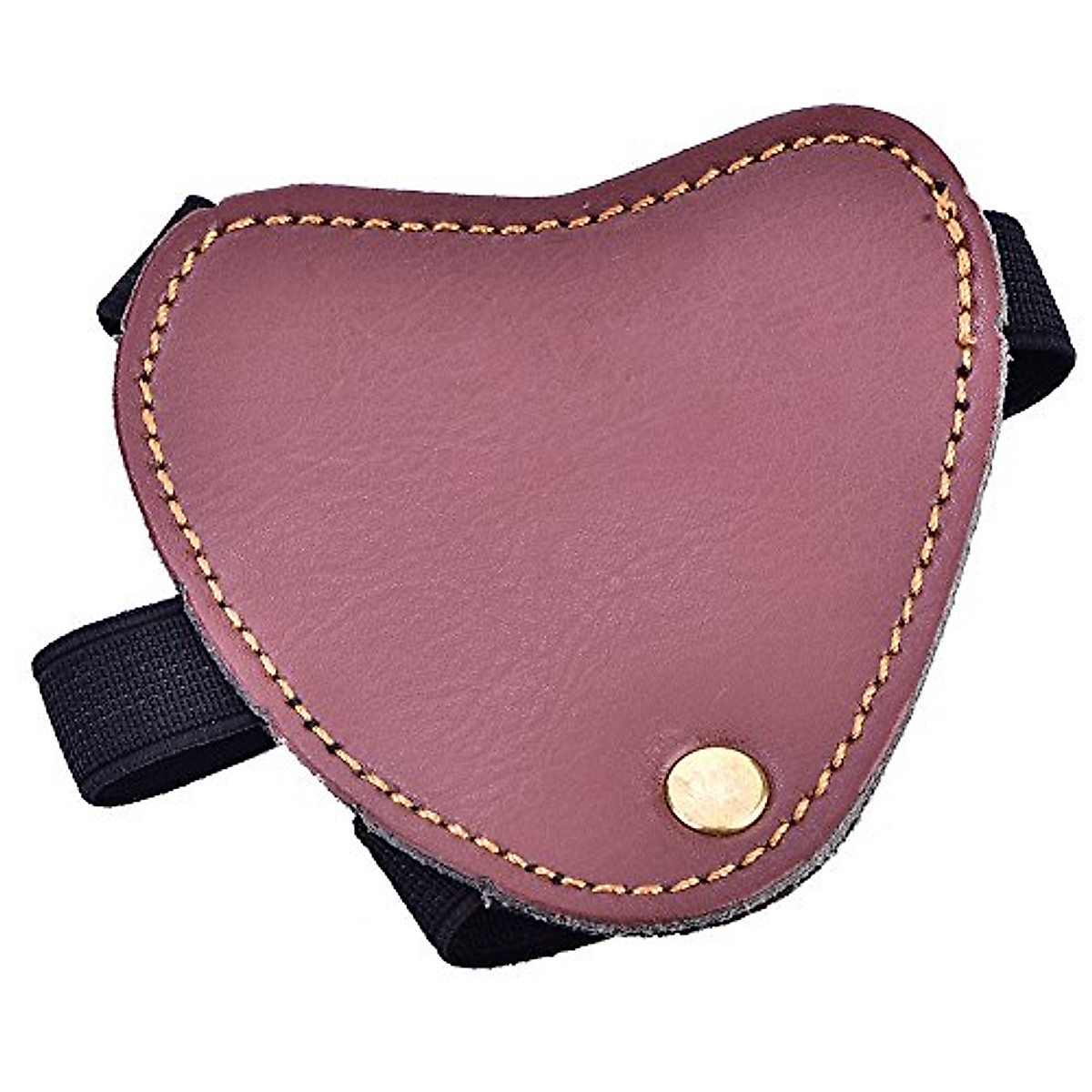 Archery Protective Gloves, Quality Microfiber and PU Archery Finger Hunting Hand Guard Shooting Left hand Protector(Brown)