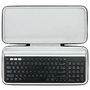 Khanka Hard Travel Case Replacement for Logitech K780 Multi-Device Wireless Keyboard
