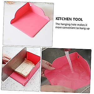 BESTonZON 3 Pcs Fruit Cutting Board Mini Cutting Boards Cheese Cutting Board Large Cutting Board Carving Board Vegetable Cutting Mats Meat Cutting Board Pp Pink Practical Chopping Board Food