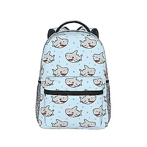 ROSIHODE Shark Sharks Backpack,Fashion Travel Hiking Camping Daypack Computer Backpacks Bookbag for Men Women