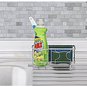 Simple Houseware Kitchen Sponge Holder with Adhesive Hooks