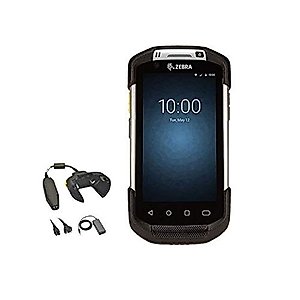 Zebra TC70x Rugged Scanner, Android, 2D/1D Barcode Reader, Charger Included (Not Compatible with Walmart Software)