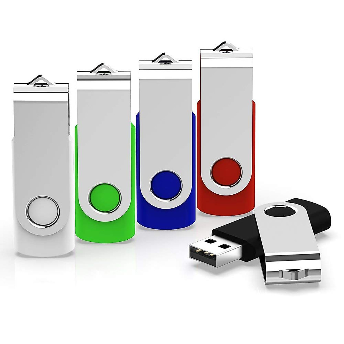 Wholesale/Lot/Bulk - (50 Pack) Fold USB 2.0 Flash Frive Thumb Memory Stick Storage Pen U Disk (50PCS - 8MB (Not GB))