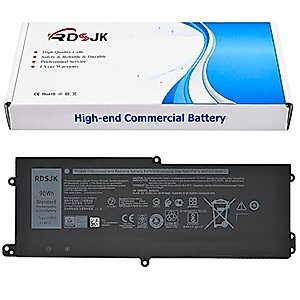 DT9XG Laptop Battery for Dell Alienware Area-51m R1 R2 ALWA51M-D1968W D1969PW D1733B D1969DB D1968B D1746W D1735DB D1733PB D1766W D1748DW D1748DB D1746B D1766PB D1741DB Series 07PWKV 0KJYFY 11.4V 90Wh