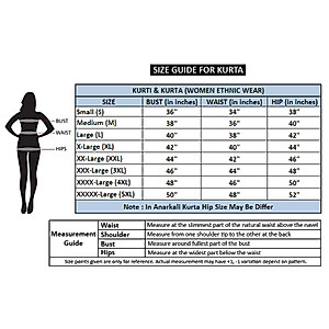 Yash Gallery Indian Rayon Embroidered Regular Kurtis for Women (Blue)