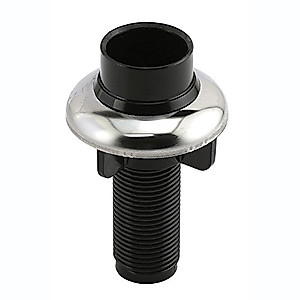 Prime-Line MP53055 Faucet Hose Sprayer Guide, Plastic Construction, Black in Color w/Chrome Band, (2-pack)