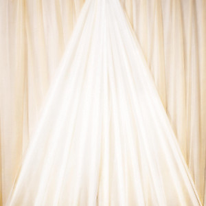 Anderson's White Flame Retardant Gossamer, 59 Inches x 100 Yards, Sheer Fabric for Wedding Decorations, Baby Shower, Gender Reveal, Prom, Homecoming, Event Photos, Drapes