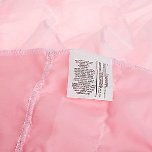 Baby Doll Bedding Layered Window Valance, Pink