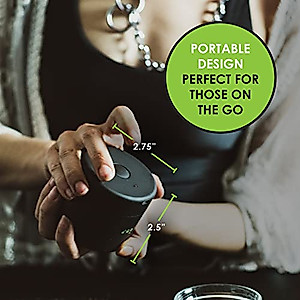 GrindE Handheld Electric Dry Herb Grinder Spice Grinder USB Rechargeable Black