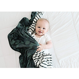 Copper Pearl Three-Layer Baby Blanket: Soft Baby Quilts for Boys and Girls | Breathable, Cozy, Toddler Blanket | Baby Quilt for Newborns | 46x46 Premium Polyester/Rayon | Hunter