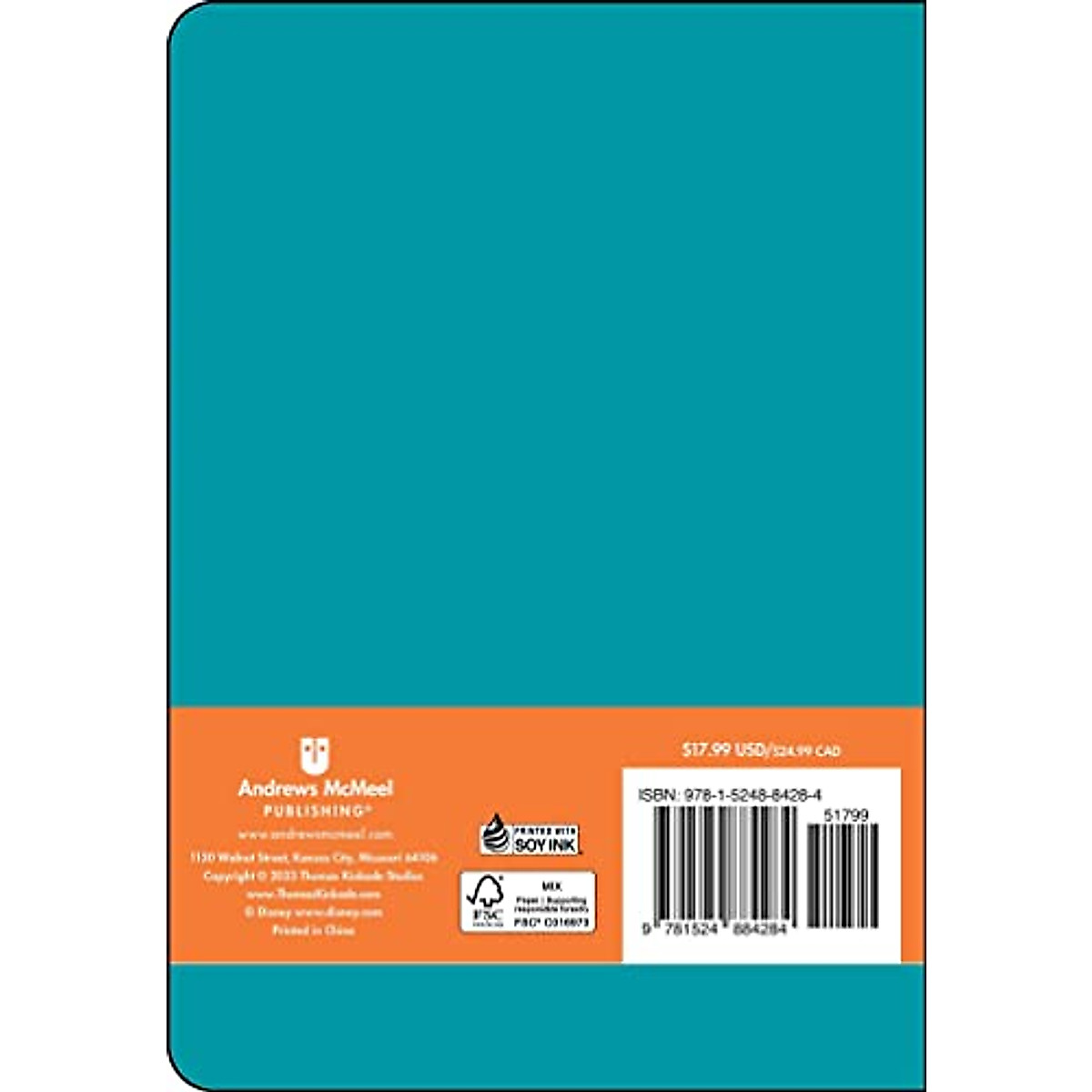 Disney Dreams Collection by Thomas Kinkade Studios 12-Month 2024 Monthly/Weekly: Moana