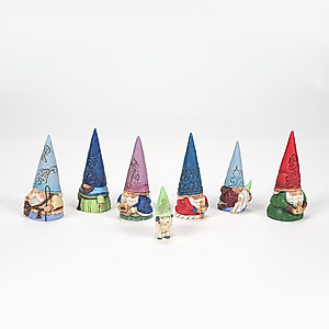 Enesco Jim Shore Heartwood Creek Small but Miraculous Gnome Christmas Pageant Scene Figurine Set, 3.125 Inch, Multicolor