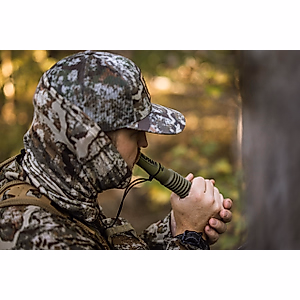 First Lite Aerowool Merino Wool Neck Gaiter - Ultralight Camo Hunting Face Mask - First Lite Specter - One Size