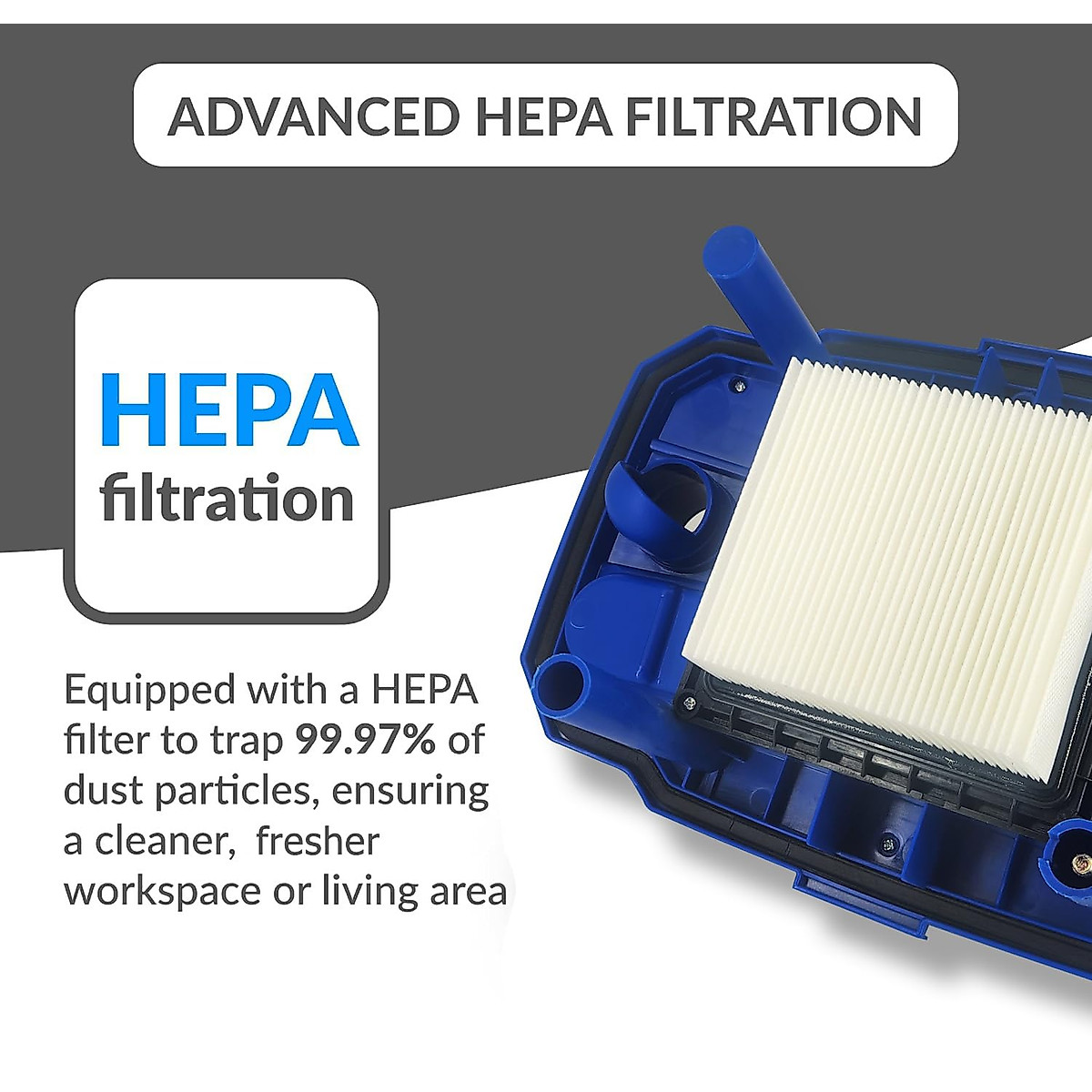 Prolux Cordless Wet/Dry Vacuum, 18V High-Performance Battery, Brushless Motor, Wet/Dry Pickup, & Blower Setting, HEPA Filtration, Compact for RVs, Optimal Wet Suction for Boats & Detailing