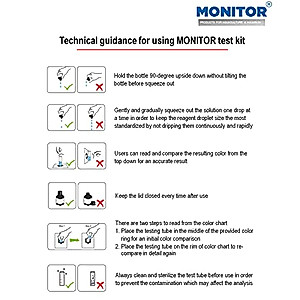 Monitor DISSOLVED Oxygen Test KIT (50 Tests) - Monitor Aquarium and aquaculture Water Quality