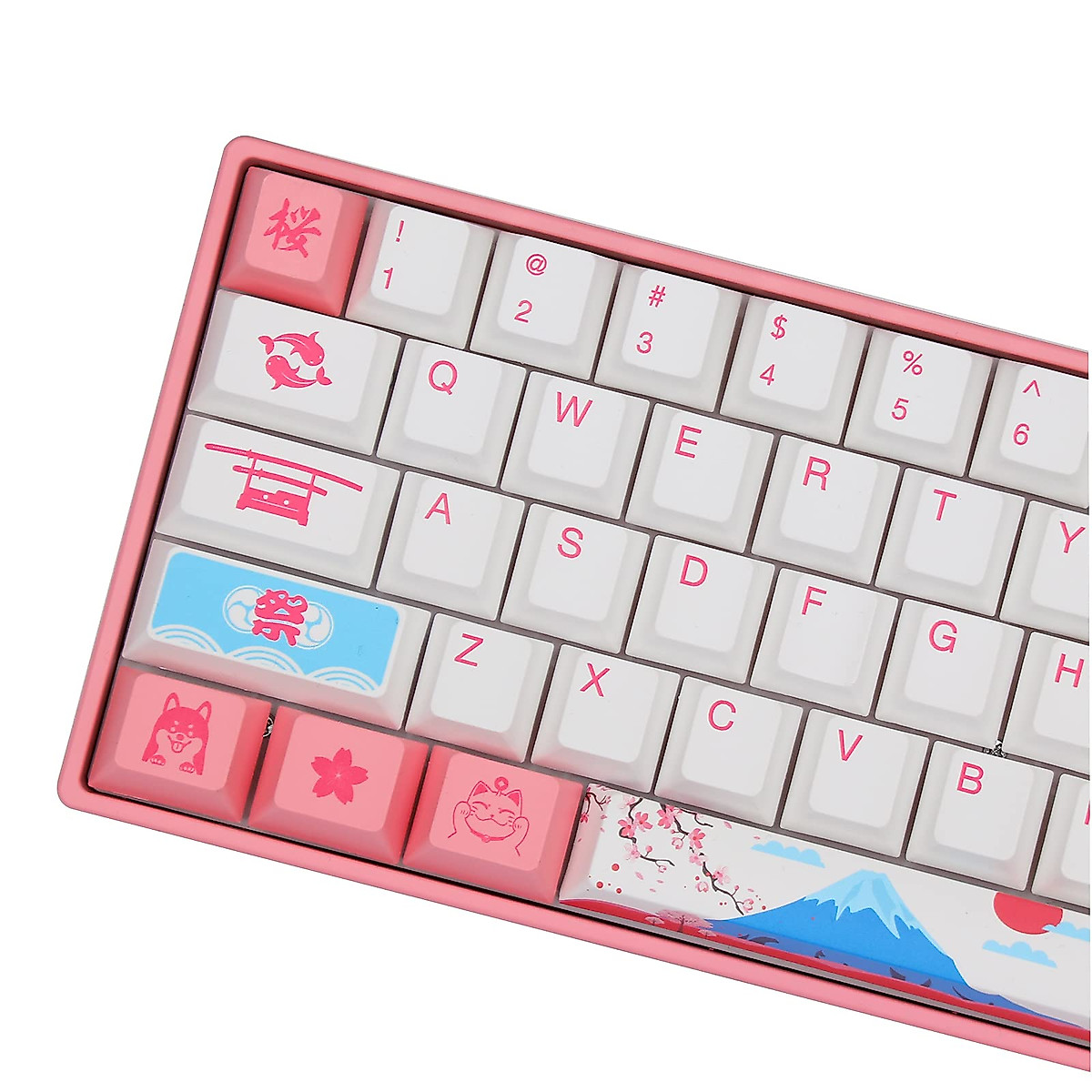 EPOMAKER AKKO 3061S World Tour R2 60% Wired Hotswap Mechanical Gaming Keyboard with RGB Backlight, Dye Sublimation PBT Keycaps, NKRO Programmable for Gamers/Mac/Win (Gateron Yellow Switch, 61 Keys)