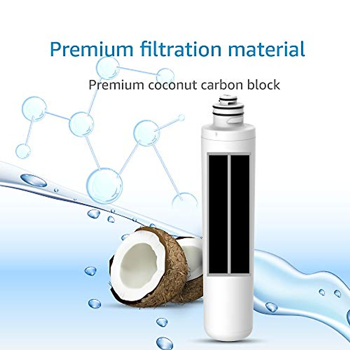 AQUACREST 750R Drinking Water Filter, Replacement for Culligan 750R Level 1 (Pack of 2), Model No.WF36-75, Package May Vary