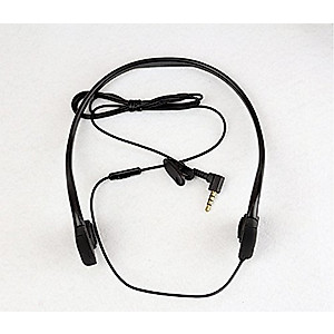 GZCRDZ Bone Conduction Wired Headphones with Noise Cancelling Mic 3.5mm Connector Sweat Resistant Headphones for Cycling Running and Other Sports (Black)