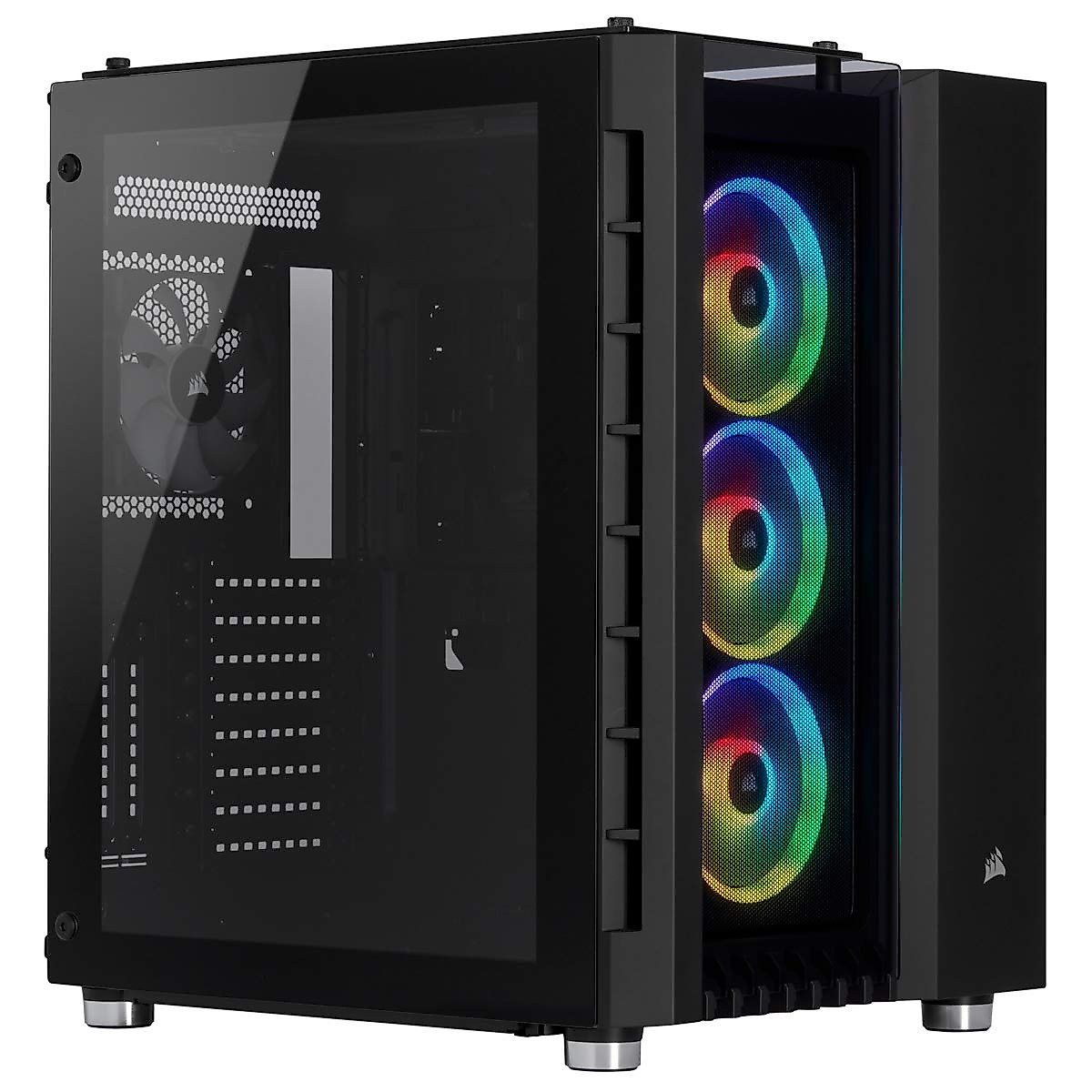 CORSAIR Crystal Series 680X RGB High Airflow Tempered Glass ATX Smart Case, Black