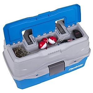 Flambeau Outdoors 6382TB 2-Tray - Classic Tray Tackle Box - Blue/Gray