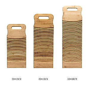 MNTT Laundry Board,Manual Home Anti-Slip Portable Rectangle Durable Washboard Scrubboards Clothes Cleaning Tools(M)