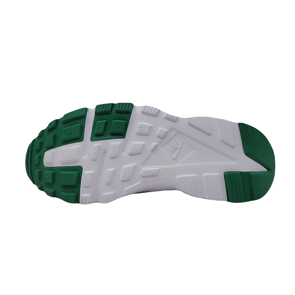 Nike Huarache Run GS Grade School Sneakers, Pink Foam/Malachite-Sesame, 4.5 M US