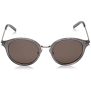 Saint Laurent Women's SL 57 Sunglasses, Opale Grey/Brown, One Size