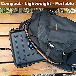Lekufee Portable Waterproof Carrying Case Compatible with Insta360 X3 / Insta360 ONE X2 Action Camera and More Accessories(Case Only)