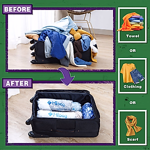 Compression Bags for Travel, Roll Up Space Saver Bags for Backpack, Luggage and Suitcase (16)