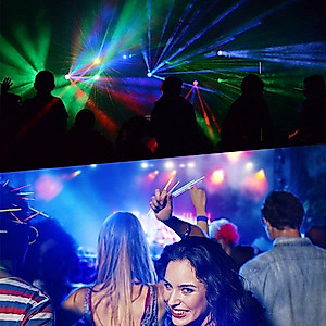 Litake 36 LED Stage Lights RGB DJ LED Par Light Remote & DMX Controlled Sound Activated Auto Play Uplighting for Wedding Birthday Christmas Holiday Music Show Dance Party Stage Lighting-4 Pack