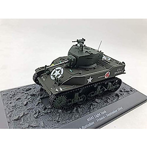 FLOZ M5A1 Light Tank 37th Tank Battalion France-September 1944 1/43 DIECAST Model Finished Tank
