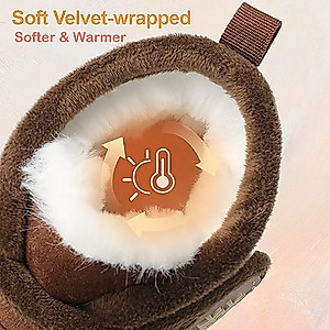 Scurtain Hard Bottom Baby Shoes Girl Winter Brown Boots Boy House Sock Shoes Fuzzy Winter Bedroom Slippers 16-24 Months