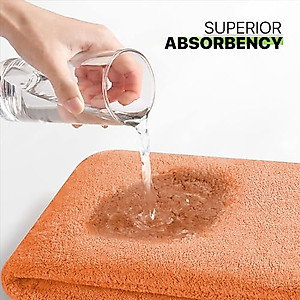 Magshion Extra Large Cotton Bath Sheet for Bathroom Adults Oversized Quick-Dry Bath Sheet Towel, Peach