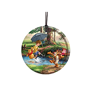 Thomas Kinkade Studios (Winnie the Pooh I) StarFire Prints Hanging Glass SPCIR467