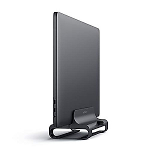 Satechi Universal Vertical Aluminum Laptop Stand - Compatible with MacBook, MacBook Pro, Dell XPS, Lenovo Yoga, Asus Zenbook, Samsung Notebook and More (Space Gray)