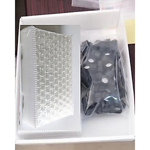 LabZhang 100 Pcs Glass Vials with Screw Caps, Small Liquid Sample Vial, Leak-Proof Vial (10ML, Clear)