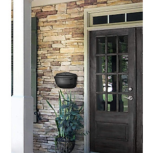 ARCHITECTURAL MAILBOXES 2541RZ-10 Villa Wall Mount Mailbox, Large, Rubbed Bronze