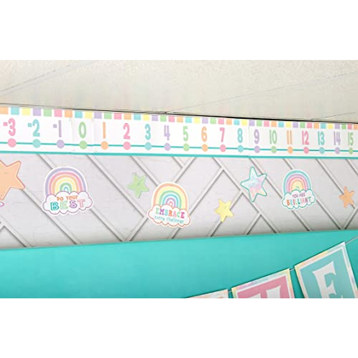Teacher Created Resources Pastel Pop Stars Accents - Assorted Sizes