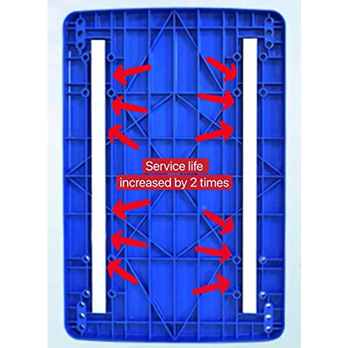 Dolly cart Folding Platform cart with 660/880 lbs Weight Capacity Push Cart Dolly Moving Platform Hand Truck Add 2 reinforcing Steel bar in it 360 Degree Swivel Wheels Loading and Storage (880lbs)