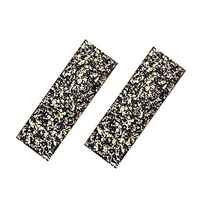 2 pcs Acrylic Knife scales Handle Material Slabs Knives Custom DIY Tool for Knife Making Blanks Blades (Gold)