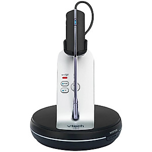 VTech VH6210 Convertible Office Wireless Headset,Silver