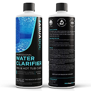 Spa Clarifier & Hot Tub Clarifier for Fast Acting Cloudy Water Treatment, The Spa Clarifier Hot Tub Owners Love, Use Our Hot Tub Water Clarifier to Keep Your Spa Clear & Balanced - MAV AquaDoc 16oz