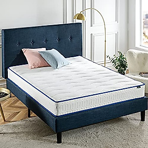 ZINUS 8 Inch Essential Innerspring Mattress, Full, Medium Firm Feel, CertiPUR-US Certified, Mattress in A Box