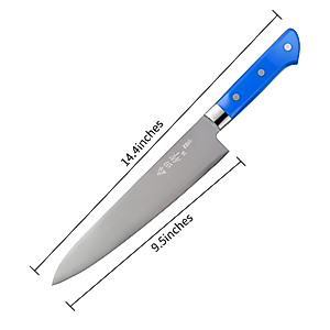 CHUYIREN 2 Pcs Japanese Chef Knife 9.5 inches, Professional Gyuto Chef Knife, Sharp Sashimi Knife with Ergonomic Handle, Sushi Knife