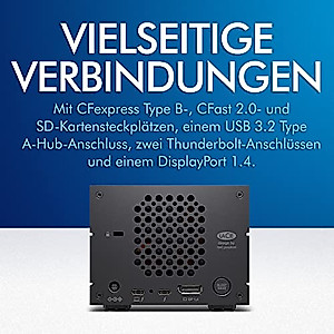 LaCie 2big Dock 40TB External HDD - Thunderbolt and USB4 Compatibility, Data Recovery (STLG40000400)
