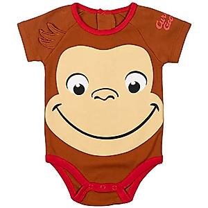 Curious George Welcome to the Universe Baby Baby Bodysuit (Pack of 2)