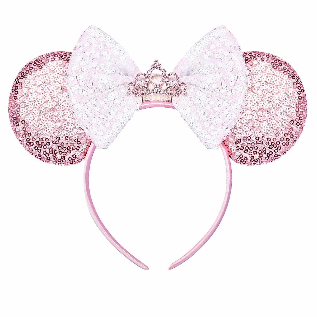 FANYITY Mouse Costume Ears,1 Pcs Mouse Ears Headbands for Girls & Women Party,Size Free