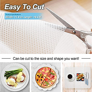 MYITYARD Shelf and Drawer Liner for Kitchen Cabinets, Waterproof Non-Slip Non-Adhesive Refrigerator Mat for Cupboard, Pantry Shelves, Bathroom, 12in * 16.4ft